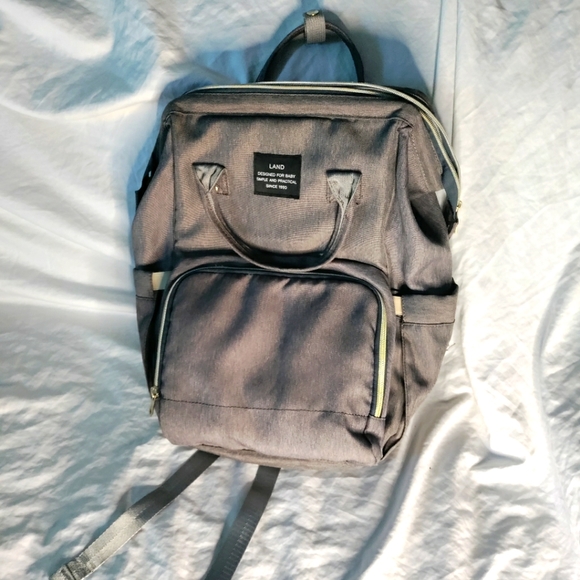 Land | Accessories | Unisex Gray Diaper Bag | Poshmark